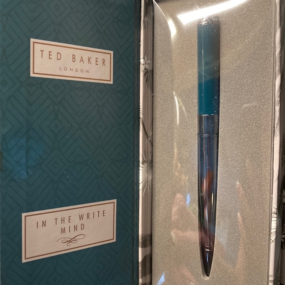 Tom Ford | Office | Ted Baker Ballpoint Pen Gunmetal And Teal | Poshmark